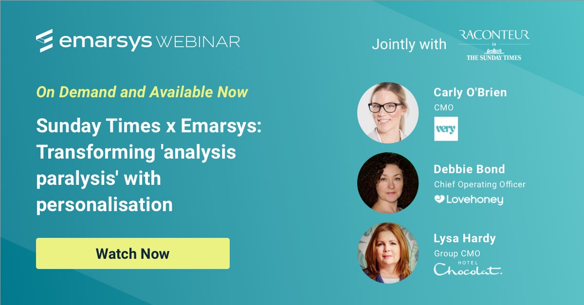 Sunday Times x SAP Emarsys: Transforming 'analysis paralysis' with personalisation