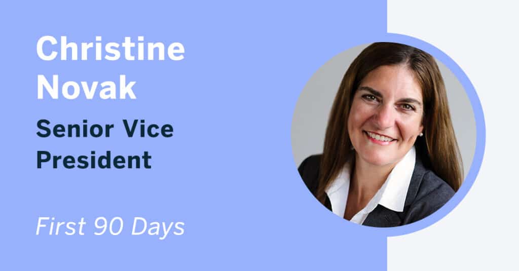 Interview with Christine Novak Celebrating Her First 90 Days as Senior ...