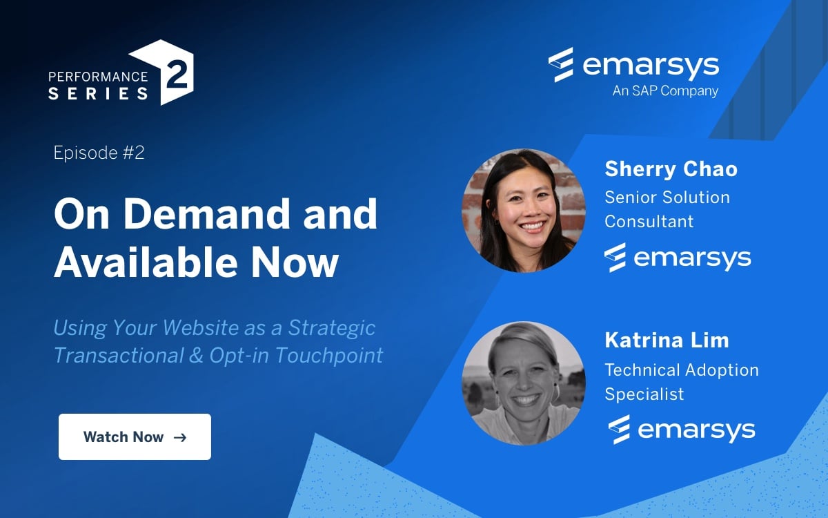 Webinar: How to Use Your Website as a Transactional Touchpoint | SAP ...