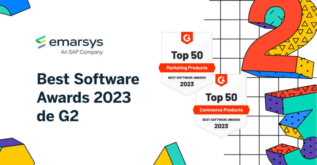 Best Software Awards 2023 de G2 | SAP Emarsys