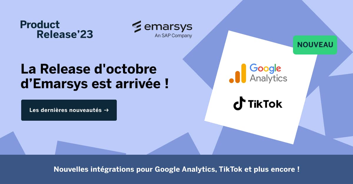 Emarsys Product Release 23 | Emarsys