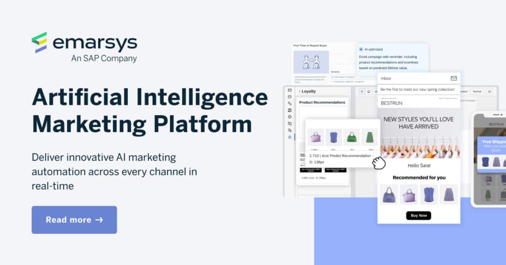 Plataforma de marketing de inteligência artificial (IA) | SAP Emarsys