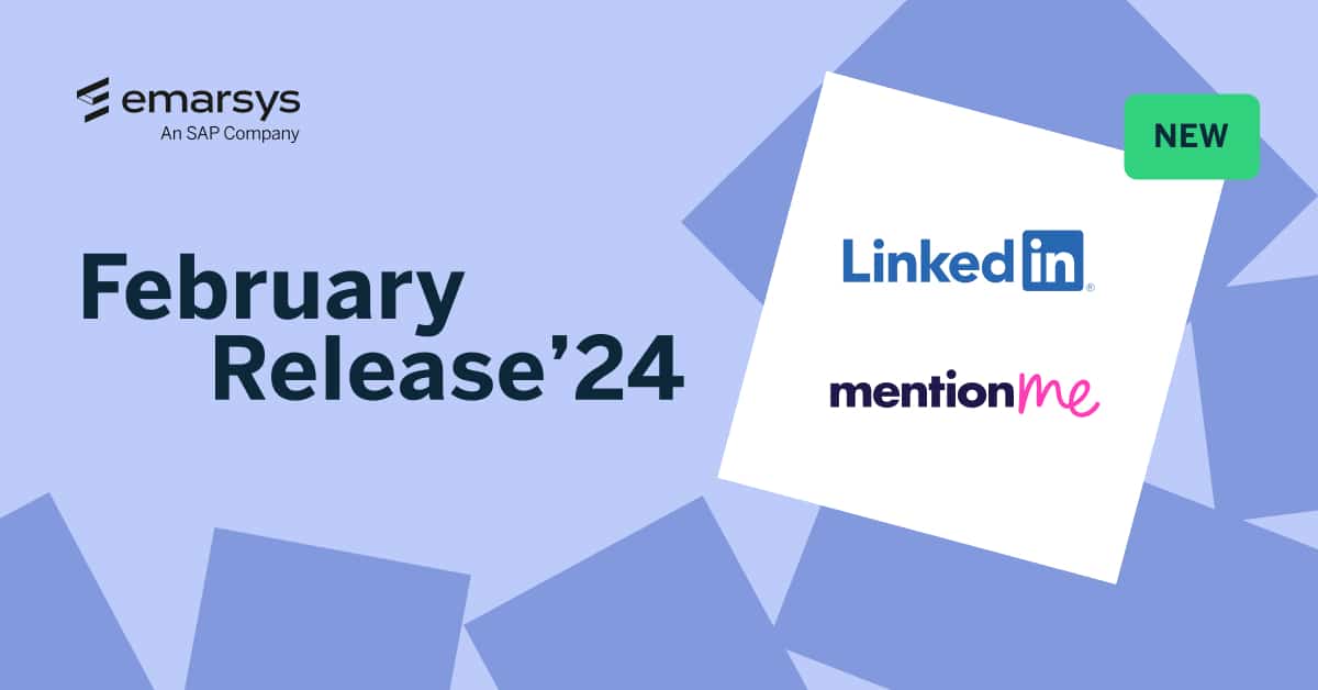 Emarsys Product Release 24 | Emarsys