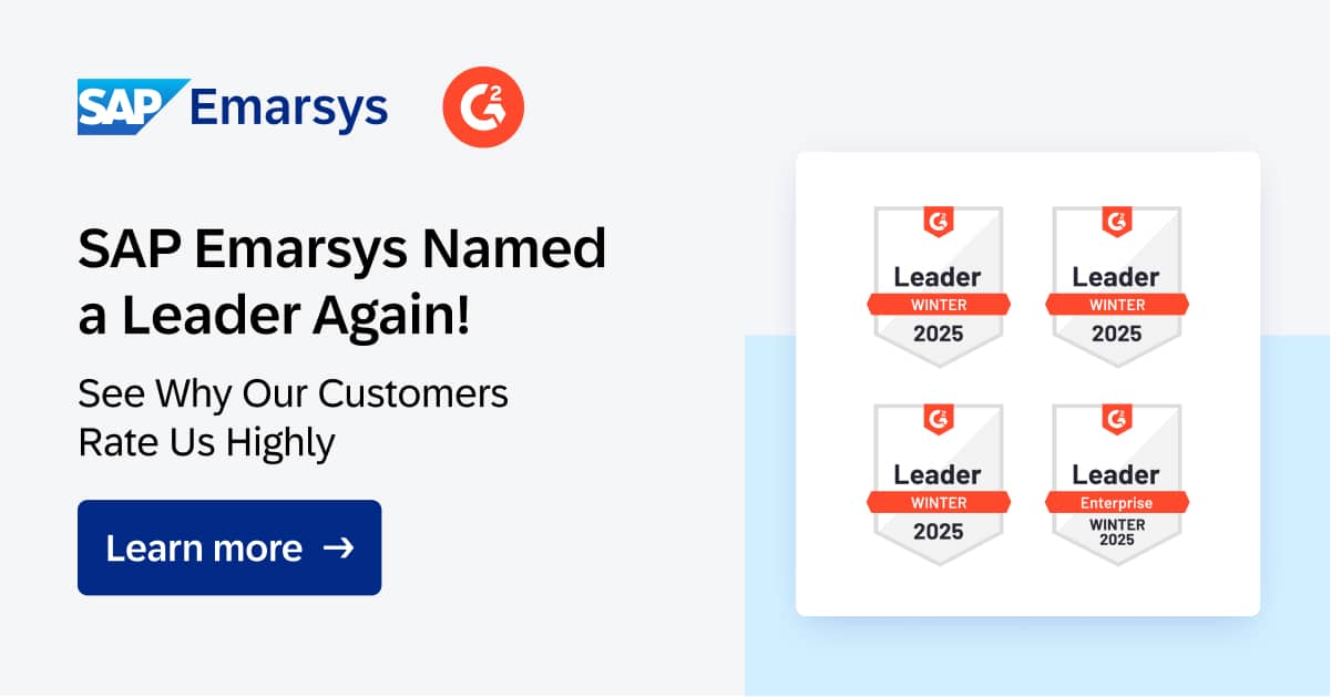 SAP Emarsys G2 Winter 2025 Report Highlights